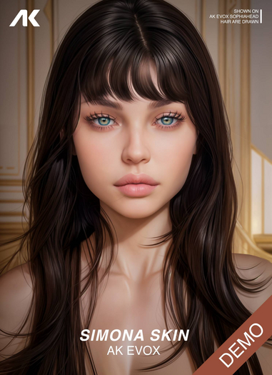 Second Life Marketplace - [AK Skin] - Simona DEMO